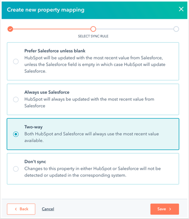 How to map HubSpot properties to Salesforce fields - dJolt