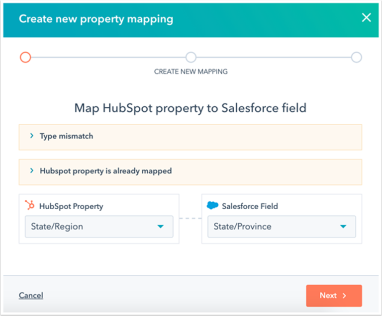 How to map HubSpot properties to Salesforce fields - dJolt